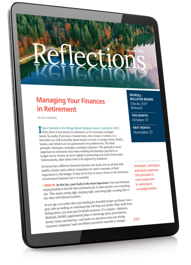 Reflections Newsletter - Adventist Retirement